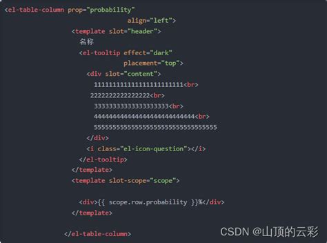 Element El Tooltip 内容换行详解elementui动态tooltip怎么换行 Csdn博客