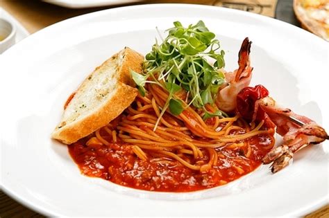 유토이미지 새우 토마토 파스타