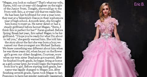 Eric S Transgender Captions Megan S Prom Night