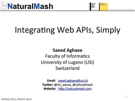 Integrating Web Apis Simply Ppt