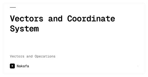 Vectors And Coordinate System Vectors And Operations Mathematics Grade 10 High School