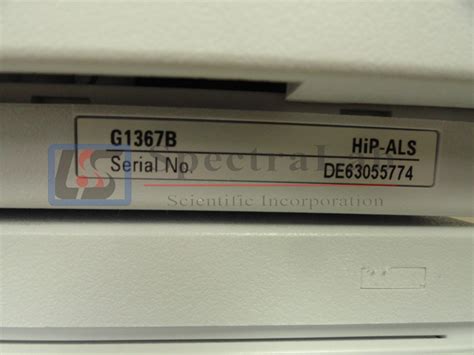 Agilent 1200 Hplc System With G1312a Bin Pump And G1314b Vwd Spectralab Scientific Inc