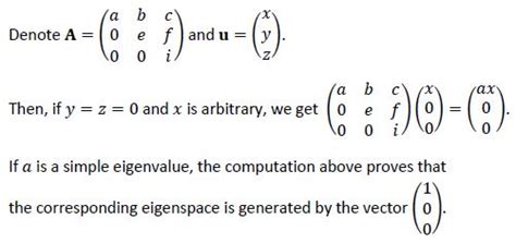 How Do You Calculate The Eigenvectors Of A Triangular Matrix ResearchGate