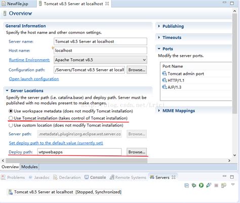 在eclipse中部署tomcat后，浏览器不能访问 localhost 8080 eclipse设置use tomcat