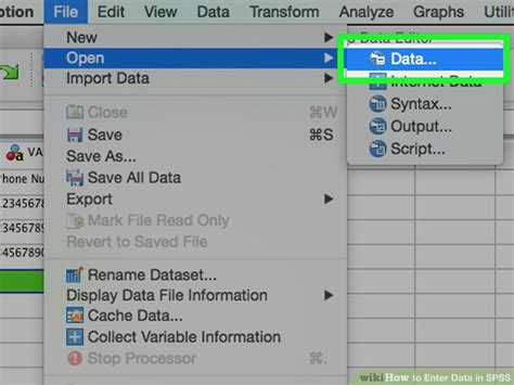 How To Enter Data In Spss 8 Steps With Pictures Wikihow