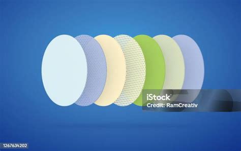 7 개의 섹션의 다층 필터링 통기성 보호 층 다양한 섬유 직물 소재를 통한 환기 시스템의 개념 여과에 대한 스톡 벡터 아트 및