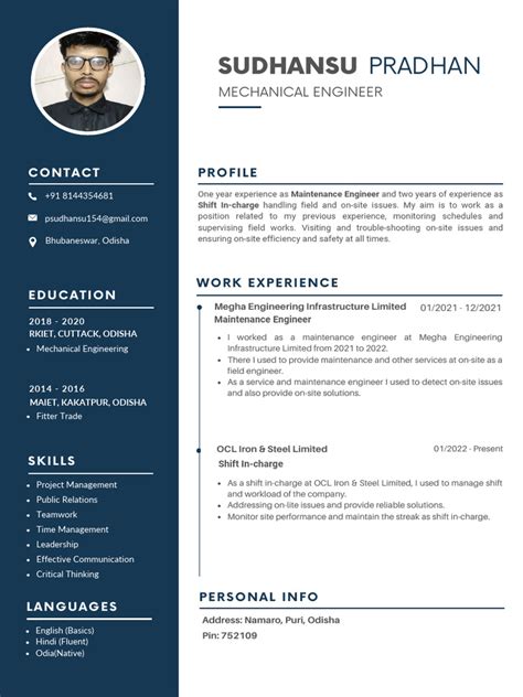 Sudhanshu Pradhan Resume Pdf