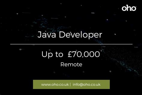 Oho Group Ltd On Linkedin Java Softwareengineer Geospatial