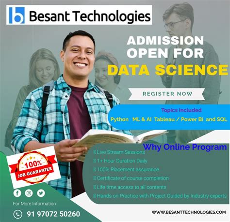 Besant Technologies On Linkedin Datasciencecourse Datascience Ml Ai Datasciencechennai
