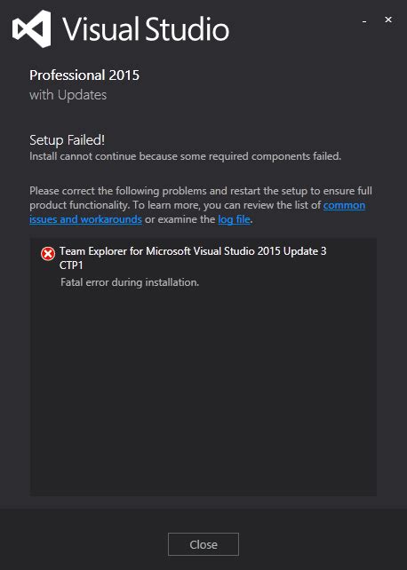Installation Visual Studio Professional 2015 With Updates Setup
