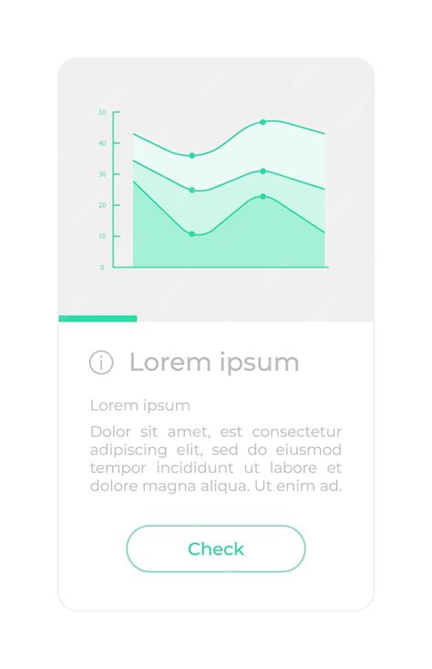 Premium Vector Areas Chart Ui Element Template
