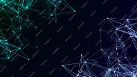 Premium Photo Big Data Visualization Network Connection Structure