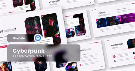 Cyberpunk Presentation Template Keynote Incl Futuristic And Digital Envato Elements