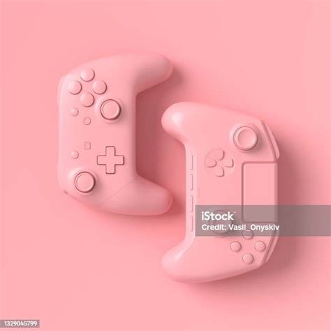 분홍색 배경에 거짓말 게이머 조이스틱 또는 게임 패드의 세트 분홍에 대한 스톡 사진 및 기타 이미지 분홍 사무실 여가활동 게임 Istock