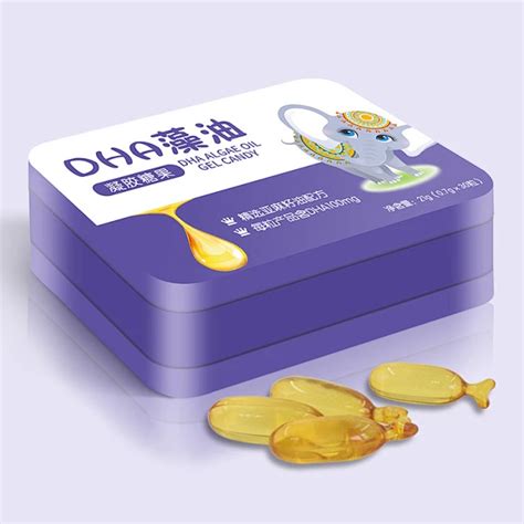 dha藻油凝胶糖果代加工藻油软胶囊oem贴牌厂家定制生产 花瓣网