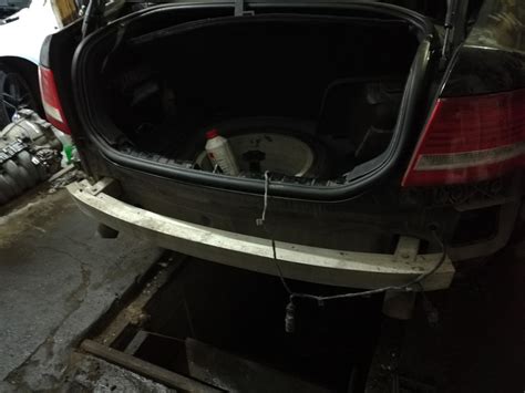 11 Внешний стайлинг ч 1 Задний бампер от S6 — Audi A6 C6 3 л