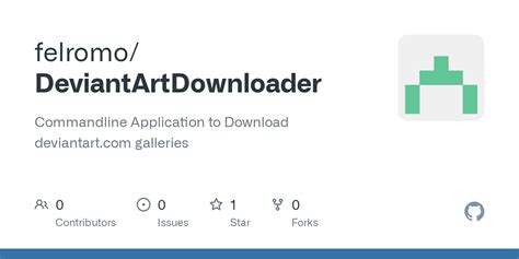 github felromo deviantartdownloader commandline application to download galleries