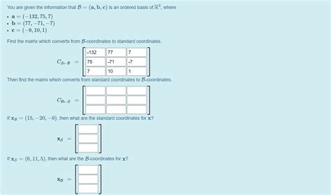 solved you are given the information that b a b c is an