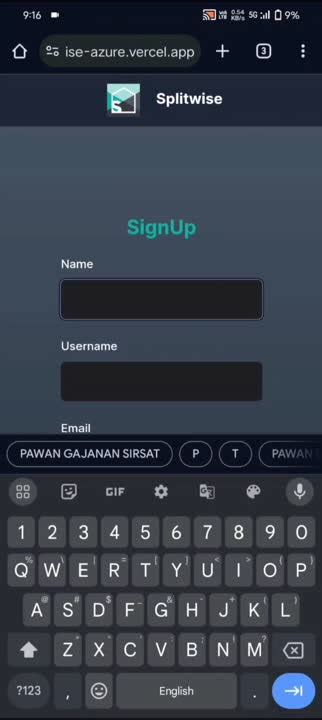Pawan Sirsat On Linkedin Splitwise Clone Live Dzv9tvqk