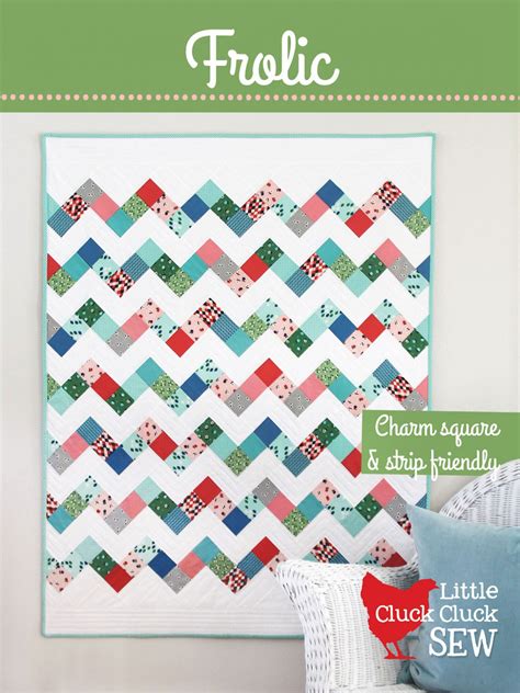 Paper Frolic Quilt Sewing Pattern From Cluck Cluck Sew