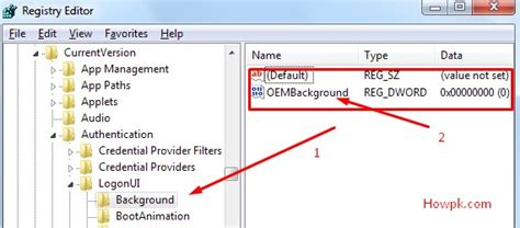 Change Your Logon Background Screen In Windows 7 HowPk