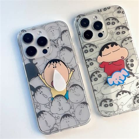 좋은 노래 더 커진 사이즈로 더 귀여워진 맹구콧물 짱구코끼리 핸드폰케이스 💧🐘