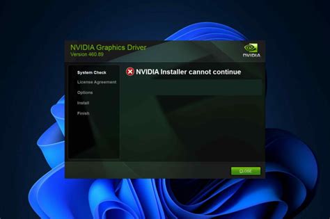 Nvidia Installer Cannot Continue GeForce Error Fix