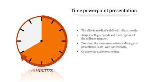 Infographic Time PowerPoint Template For Presentation