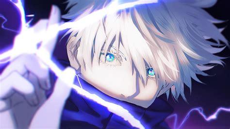 Jujutsu Kaisen Gojo Satoru Glitter Icon Fond D Ecran Dessin Fond D