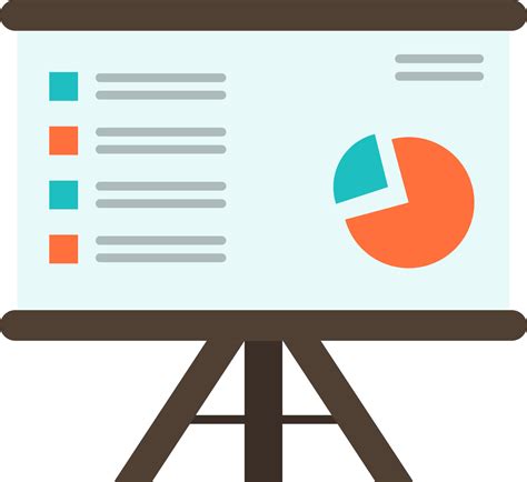 Presentation Analytics Business Chart Graph Marketing Report Flat Color