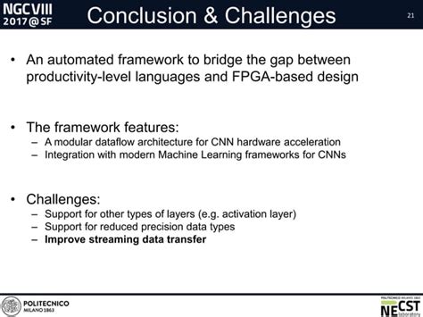 Cnnecst An Fpga Based Approach For The Hardware Acceleration Of Convolutional Neural Networks Ppt