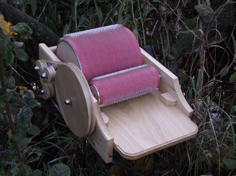 Handmade Wooden Drum Carders Craftsmanship At Its Finest