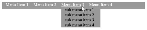CSS Horizontal Menu Tutorial Devin R Olsen Web Developer
