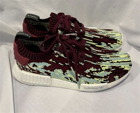 Adi Das Nmd R1 Sneakersnstuff Datamosh 2 0 Mens 10 Maroon Core Black