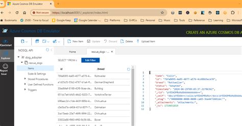 Developing Locally With Cosmos Emulator In A Container Datagriff Blog