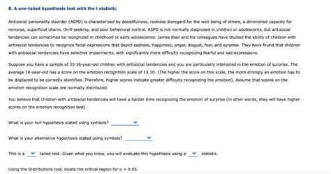 Solved 8 A One Tailed Hypothesis Test With The T Statistic