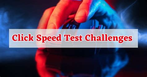 Home Click Speed Test