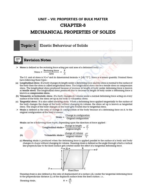 Oswaal Cbse Class 11 Physics Revision Notes For 2023 Exam 27 30 Pdf