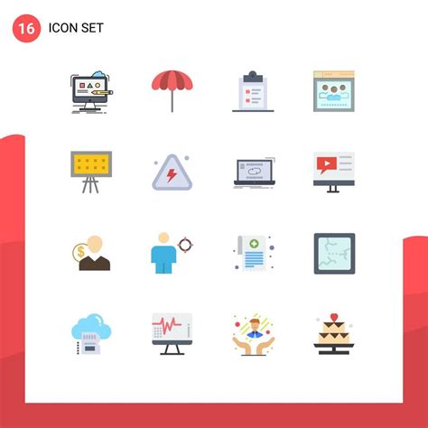 Set Of 16 Vector Flat Colors On Grid For Alphabet Web Wet Network Text