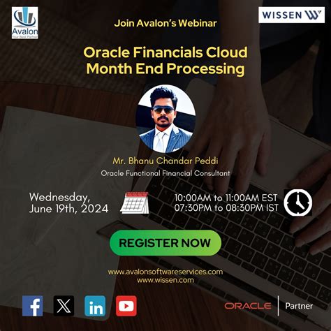 Avalon Software Services On Linkedin Webinar Webinar2024 Financials Oracle Oraclewebinar