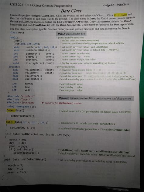 Solved Csis 223 C Object Oriented Programming