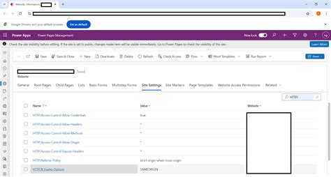 Headers Problem With X Frame Options In Powerpages Stack Overflow