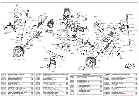 Team Losi Speed Nt Parts List And Exploded View Losb0125 • Rcscrapyard Radio Controlled