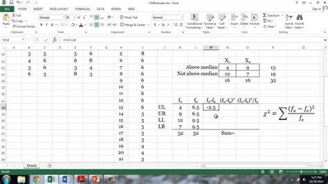 Chi Square Tests In Excel Nonparametric Significance Testing Youtube