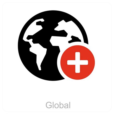Premium Vector Global And Navigation Icon Concept