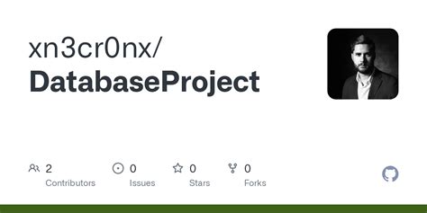 github xn3cr0nx databaseproject