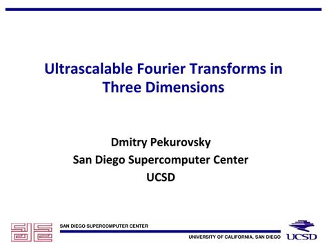 ppt ultrascalable fourier transforms in three dimensions powerpoint