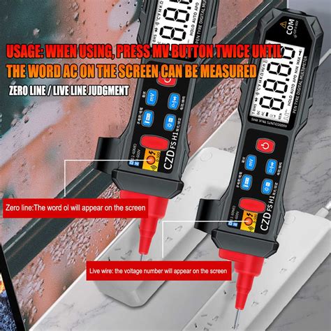 Digital Multimeter 6000 Counts Digital Display Poc Vicedeal