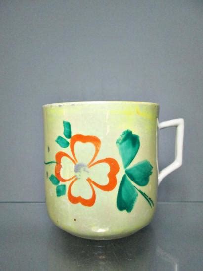 Starožitný secesní hrnek irisovaná glazura Čechy kol r 1910 Aukro