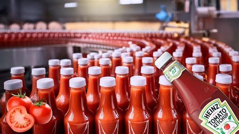 How Tomato 🍅 Ketchup Is Made In Factoriesheinz Ketchup Factory Tour Youtube